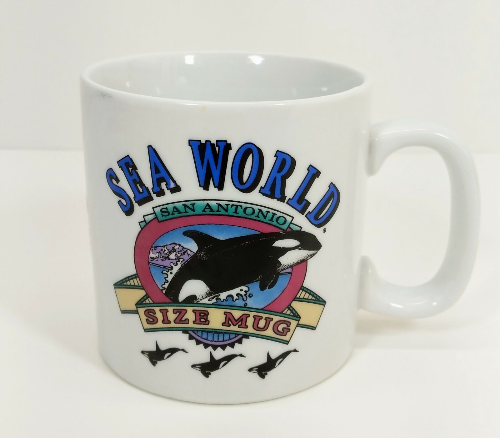 Sea World San Antonio Shamu Killer Whale Size Mug Jumbo Coffee Cup | eBay