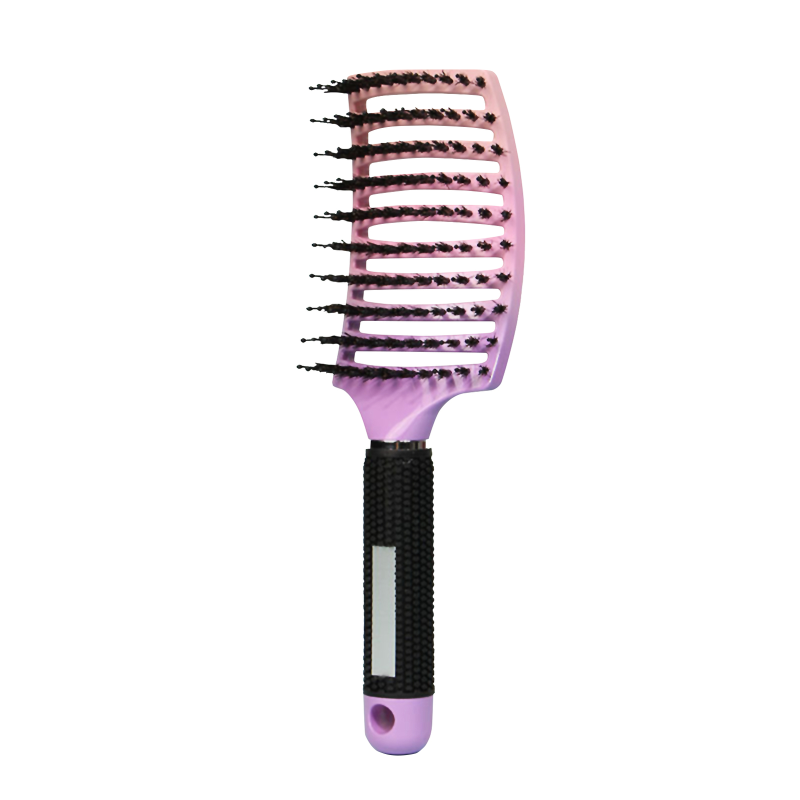 Soft ABS Long Thick Curly Damp Hair With Handle Anti Frezz Boar Bristle ...