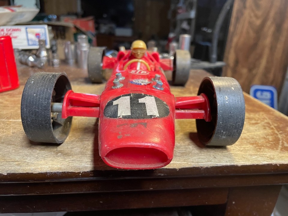 Vintage STP Indy Racecar Motor Speedways Red 11 Processed Plastic Car ...