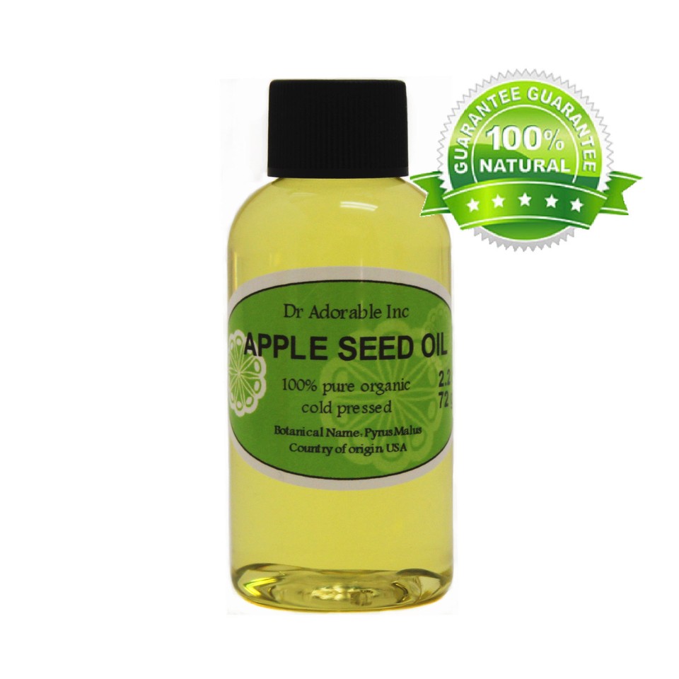 APPLE SEED OIL BY DR.ADORABLE 100% PURE ORGANIC COLD PRESSED 2ozUP TO 7 ...