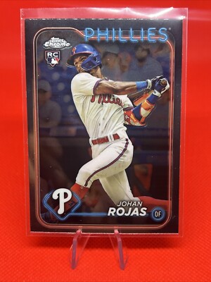 2024 Topps Chrome RC Johan Rojas #209 Royal Blue Parallel SP Rookie ...