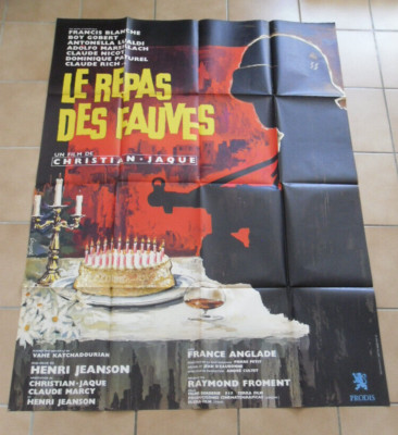 Poster The Lunch Of Tan by Christian Jaque Francis Blanche 115 CM X 156 ...