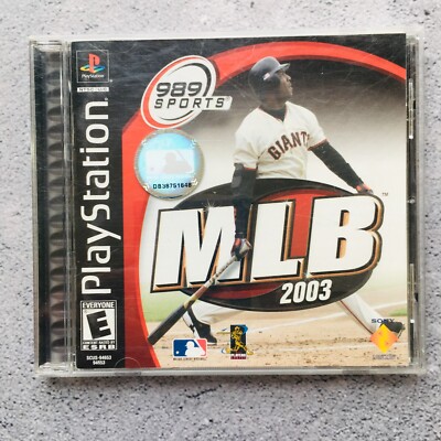 MLB 2003 Sony PlayStation Baseball Video Game Untested 711719465324| eBay