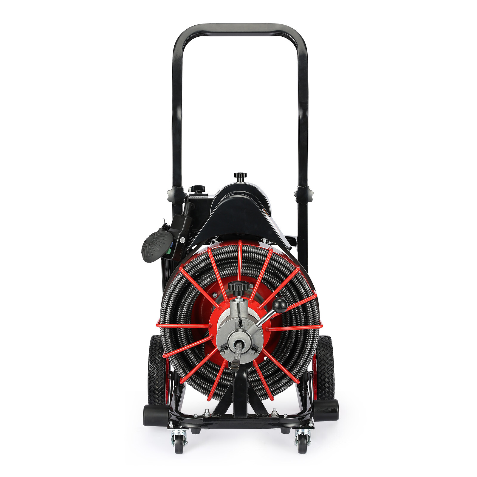 NEW 100 FT x 1/2 Inch Drain Cleaner Machine Auger Cleaning Auto Feed ...