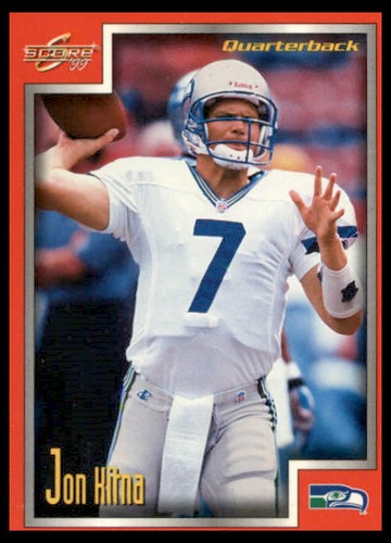 1999 Score #207 Jon Kitna Seattle Seahawks Football Card | eBay