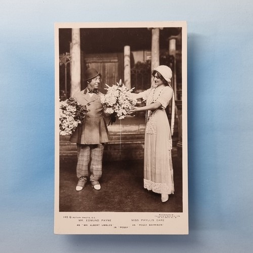 Stage Play Postcard Phyllis Dare Edmund Payne C1910 Real Photo Peggy ...