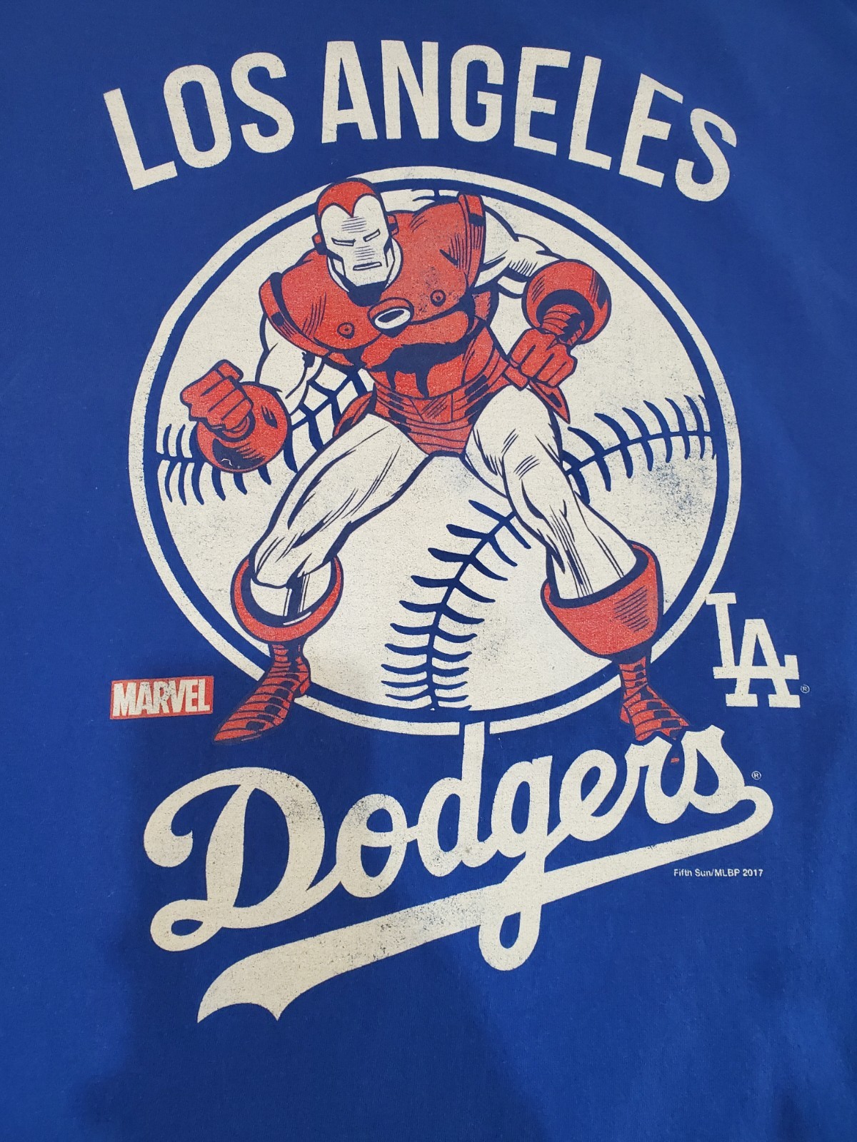 Los Angeles Dodgers Marvel Iron Man Shirt - M | eBay