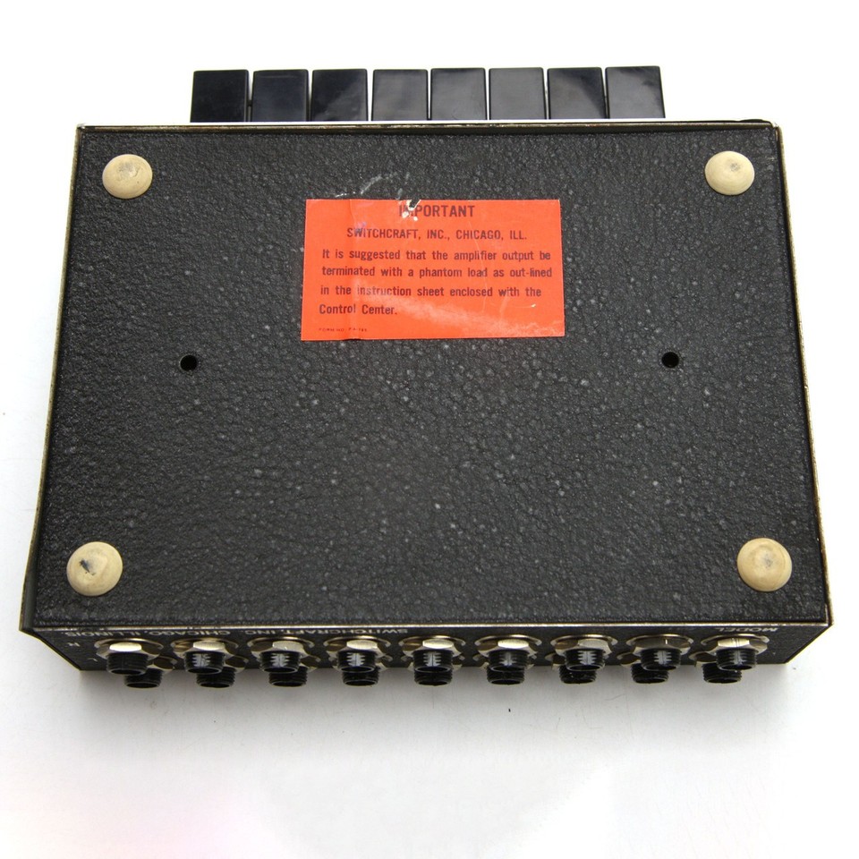 Switchcraft SoundControl Center Model 641 Speaker Output Selector | eBay