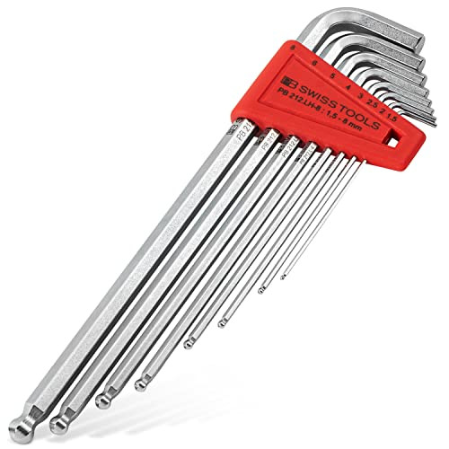 PB Swiss Tools Hex Key Set PB 212.LH-8 CN | 100% Swiss Made | 8-Piece ...