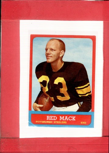 1963 Topps #125 Red Mack VG Very Good SP Steelers ID:68777 | eBay