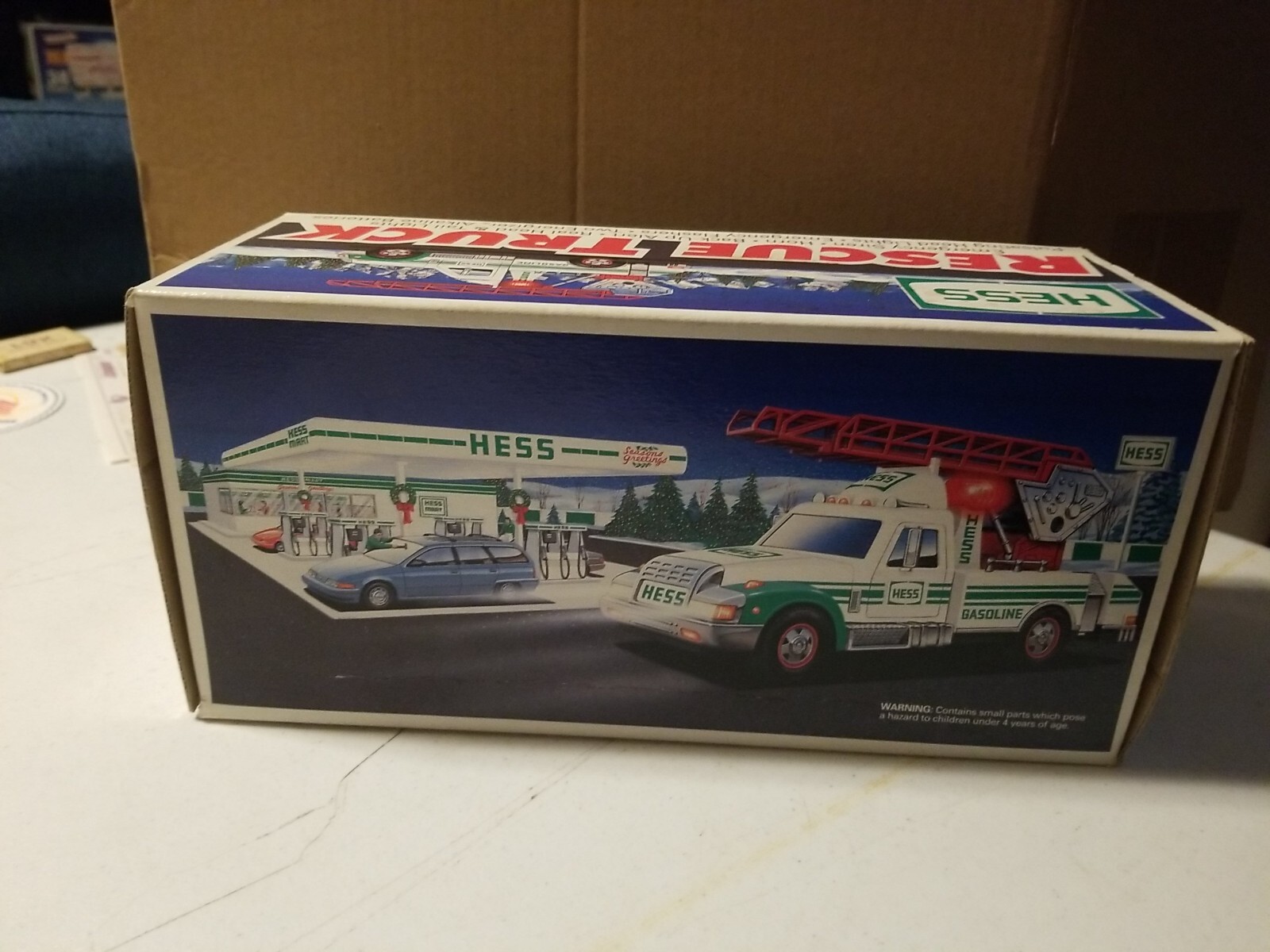 HESS RESCUE TRUCK 1994 in box Vintage Toy Collectable Truck | eBay