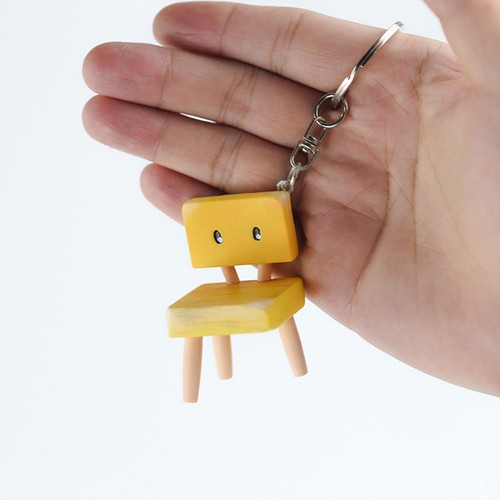 1pcs Yellow Chair Anime Figure Keychain Mini Pvc Model Suzume No ...