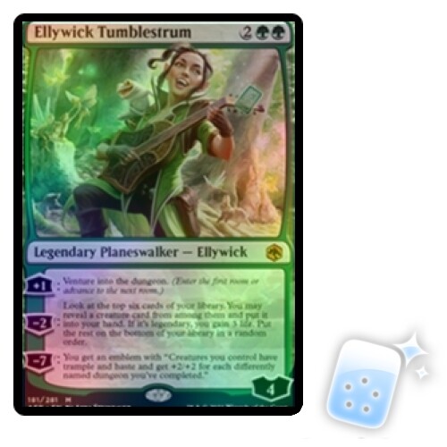 FOIL ELLYWICK TUMBLESTRUM Adventures In The Forgotten Realms AFR ...