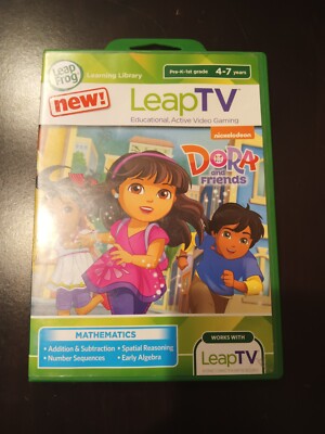 Leap Frog Leap TV Dora and Friends Mathematics Reading Educational Active Game | eBay