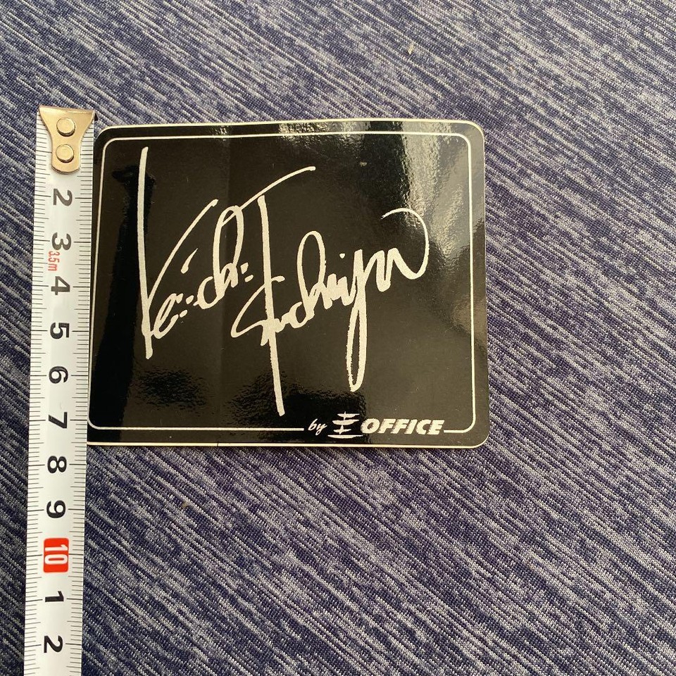 Extremely rare Keiichi Tsuchiya signature sticker collection valuables ...