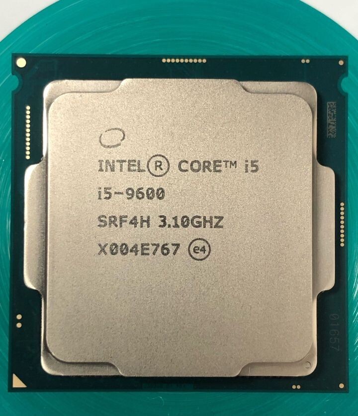 9Th Gen Intel Core i5-9600 LGA 1151 CPU Processor 3.1GHz up to 4.6GHz ...