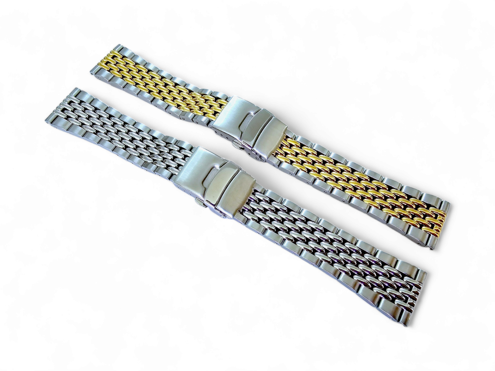 Prestige Beads of Rice Bracelet Watch Strap 316L Stainless Steel 18mm ...