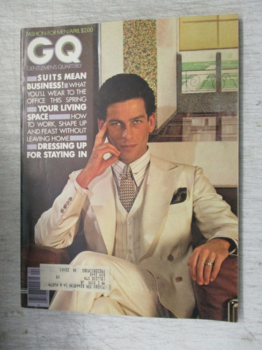 GQ MAGAZINE WINTER APRIL 1978 NINO CERUTI BUSINESS SUITS VINTAGE MEN'S ...