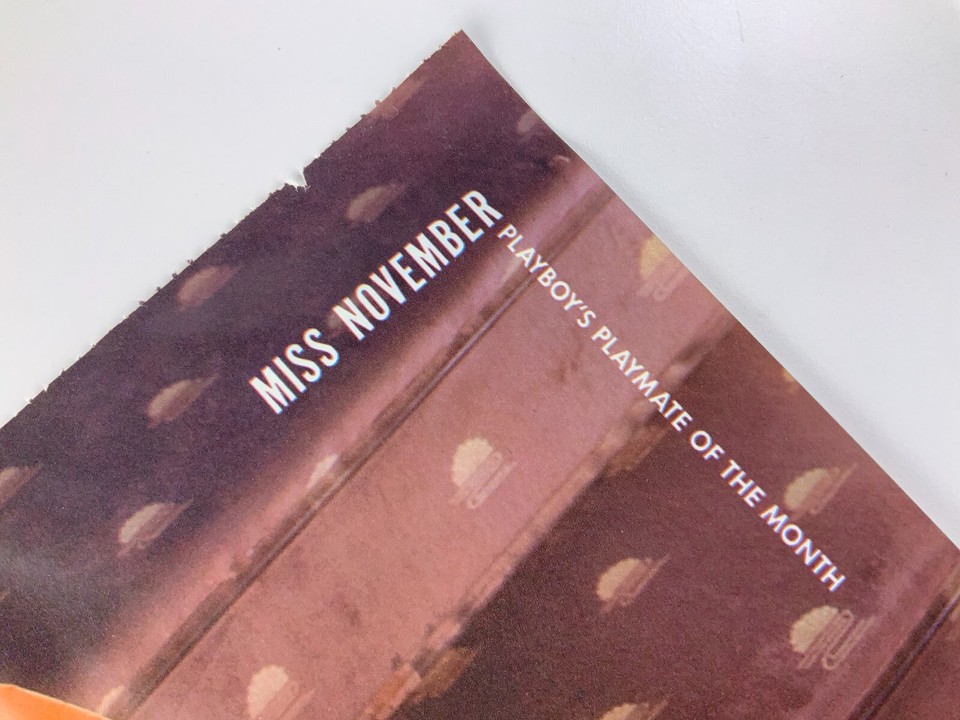 Playboy 1985 Miss November Pamela Annette Saunders Centerfold Page ...