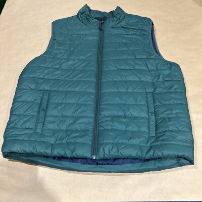 GOODFELLOW & CO Men's Puffer Sleeveless Vest Water Resistant Jacket Sz ...