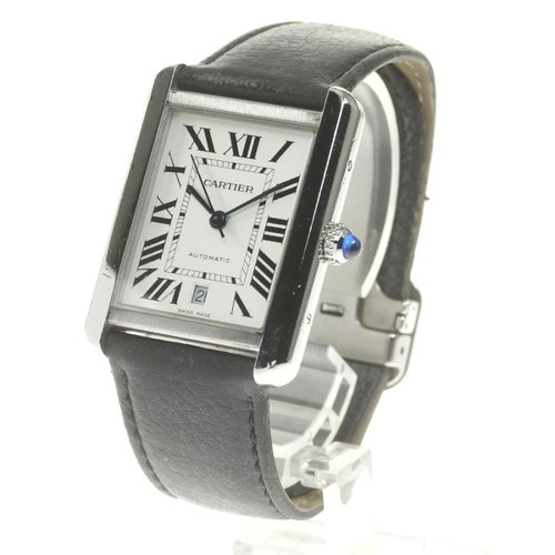 CARTIER WSTA0029 Tank Solo XL Date Automatic Men's #C471 | eBay UK