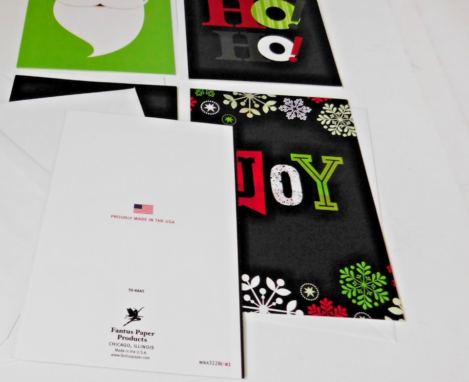 Christmas Card Lot of 49 non-religious Santa Reindeer Joy Merry ...