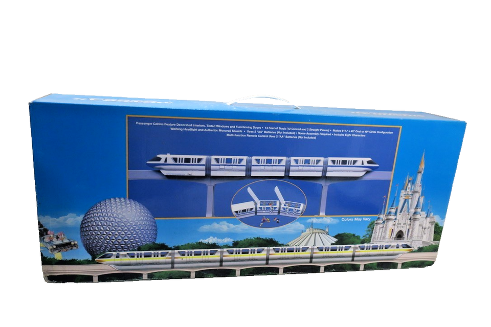 Walt Disney World Monorail Playset, RARE ORANGE Monorail Set ...