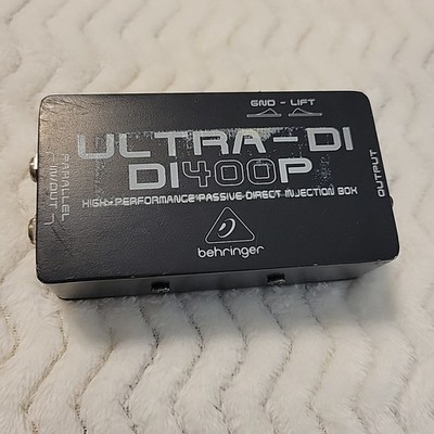 Behringer Ultra-DI DI400P High Performance Passive Direct Injection Box ...