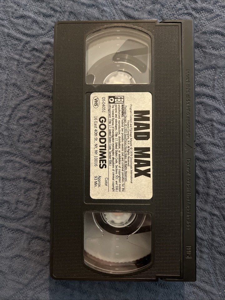 Mad Max VHS 1979 1993 Mel Gibson 18713040510| eBay
