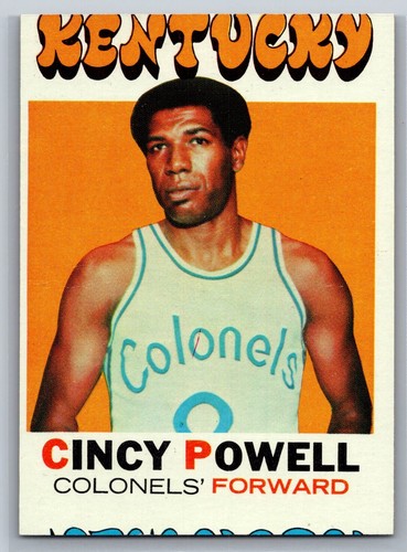 1971 Topps #207 Cincy Powell Kentucky Colonels Card | eBay