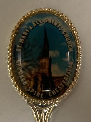 Vintage Spoon Collectible St Mary All Saints Church Crooked Spire ...
