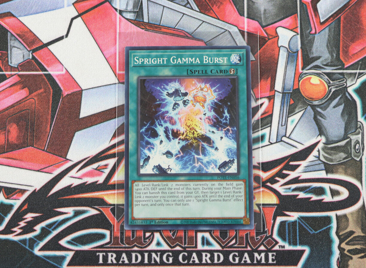 YuGiOh Spell Card Spright Gamma Burst POTE-EN056 1st Edition Common | eBay