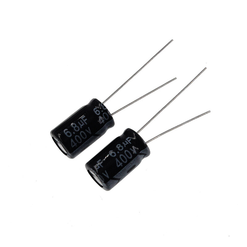 10pcs 400v 6.8uf 400volt 6.8mfd 105c aluminum electrolytic capacitor 8× ...