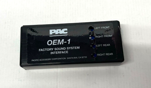 NEW PAC OEM-1 Factory Sound System Interface Module ONLY | eBay