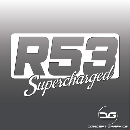 Cooper S Mini R53 Supercharged JCW GP Car Window Bumper Vinyl Decal ...