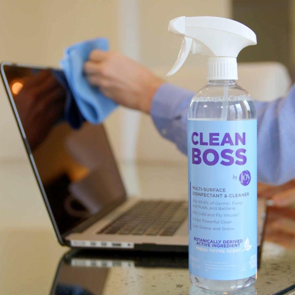 #CleanBoss Joy Multi-Surface Disinfectant & Cleaner 4-Pack (EPA 87742-1 ...