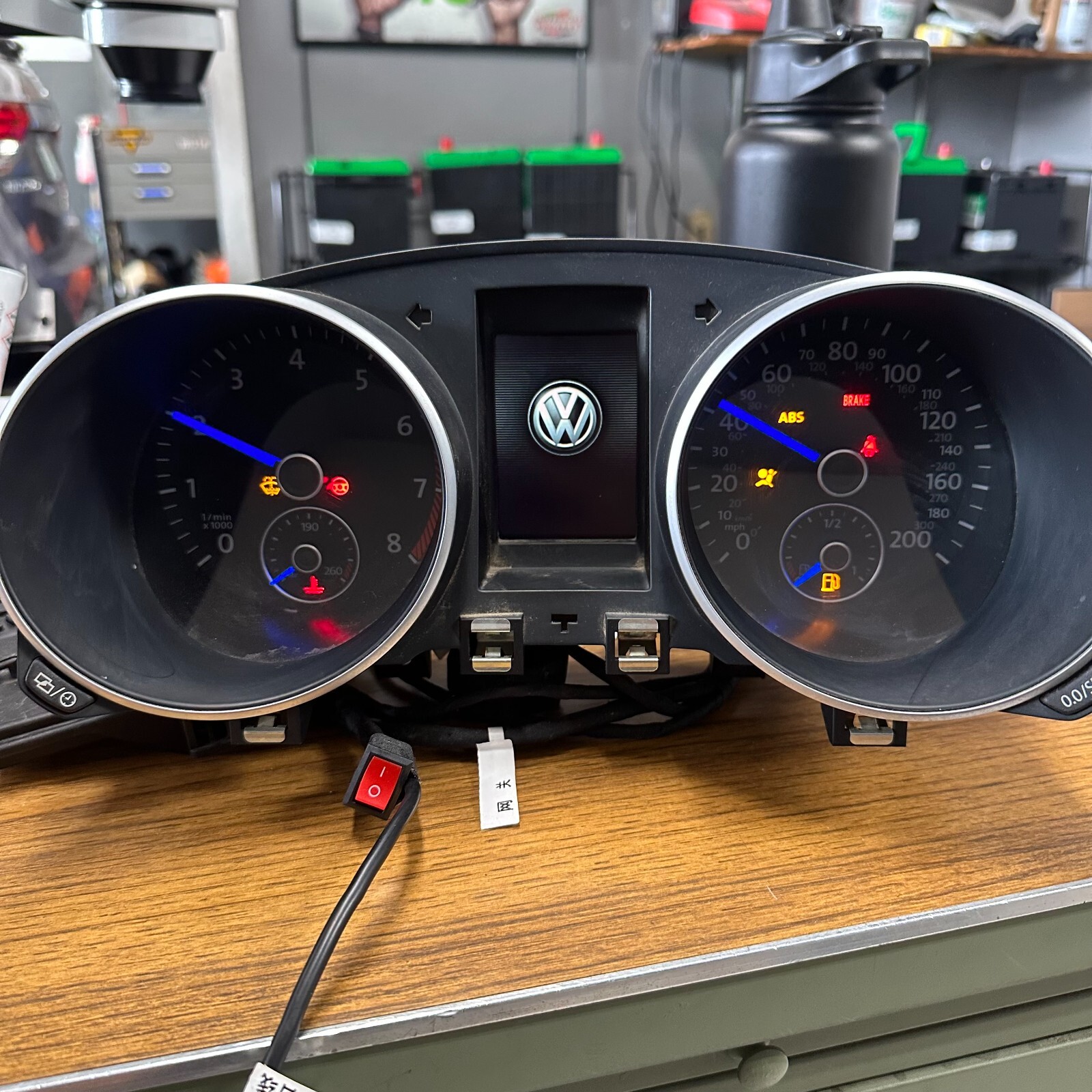 VW MK6 Golf R GTI Sprotwagen Premium 2D Color Instrument Cluster | eBay