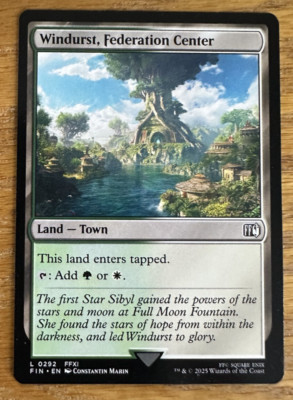 MTG Final Fantasy, Windurst, Federation Center x4 Playset | eBay