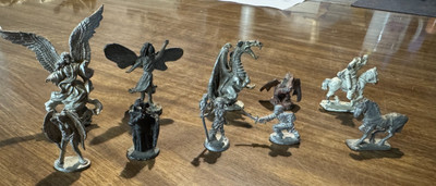 Vintage Mixed Lot of TTRPG Miniatures - Metal | eBay