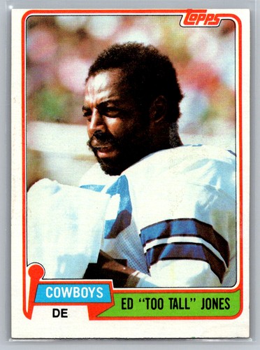 Ed "Too Tall" Jones 1981 Topps Dallas Cowboys #185 | eBay