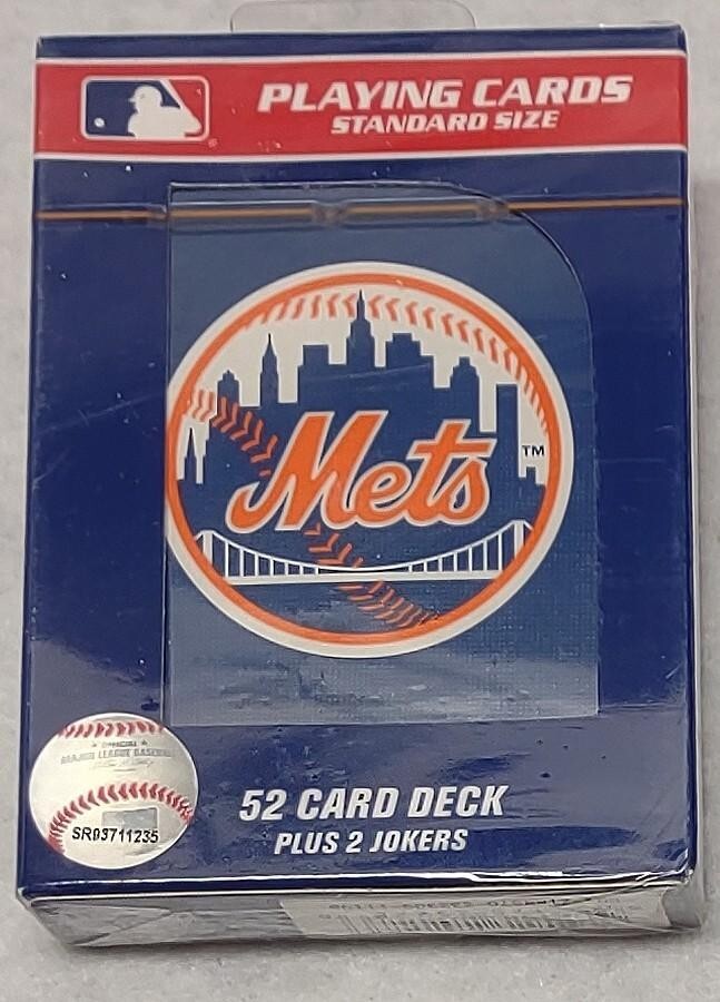 Lot of 2 Sealed Packs of New York Mets Diamond Cut Playing Card Deck | eBay