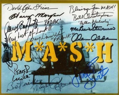 MASH Cast Signed 8x10 Autographed Photo reprint | eBay