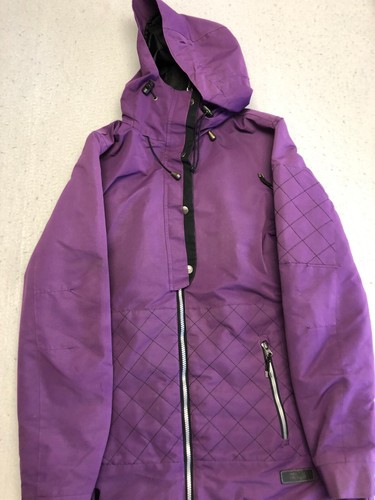 LIQUID Winter Coat Women's Large Plum Purple Zip Up Ski/Snow Resistant ...