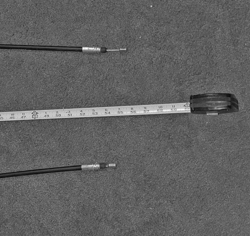 55 56 57 Chevy Rear Emergency Brake Cable RR DISC E-BRAKE CABLE (PR ...