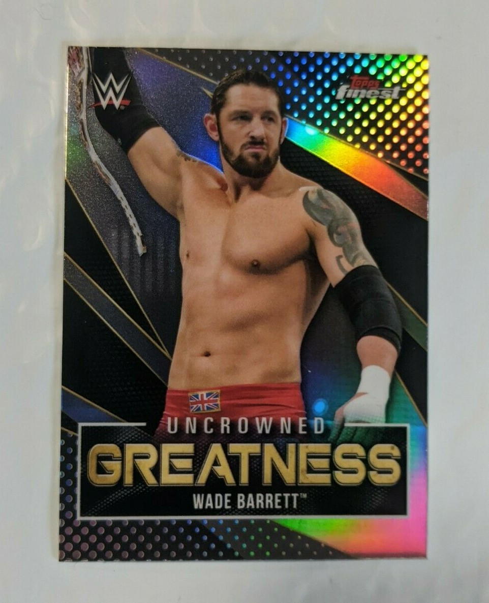 2021 Topps Finest WWE Wade Barrett - Uncrowned Greatness - Insert Card ...