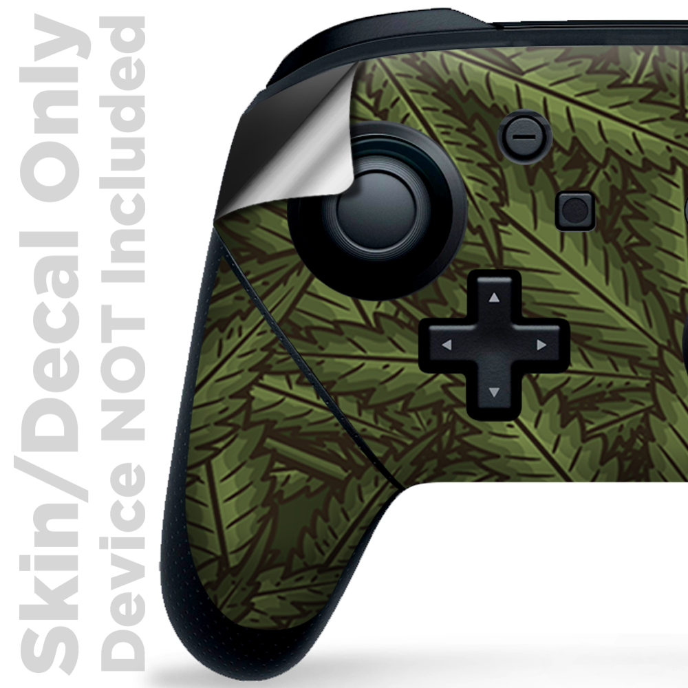 Nintendo Switch Pro Controller Skin Decal Vinyl Wrap - marijuana pot ...