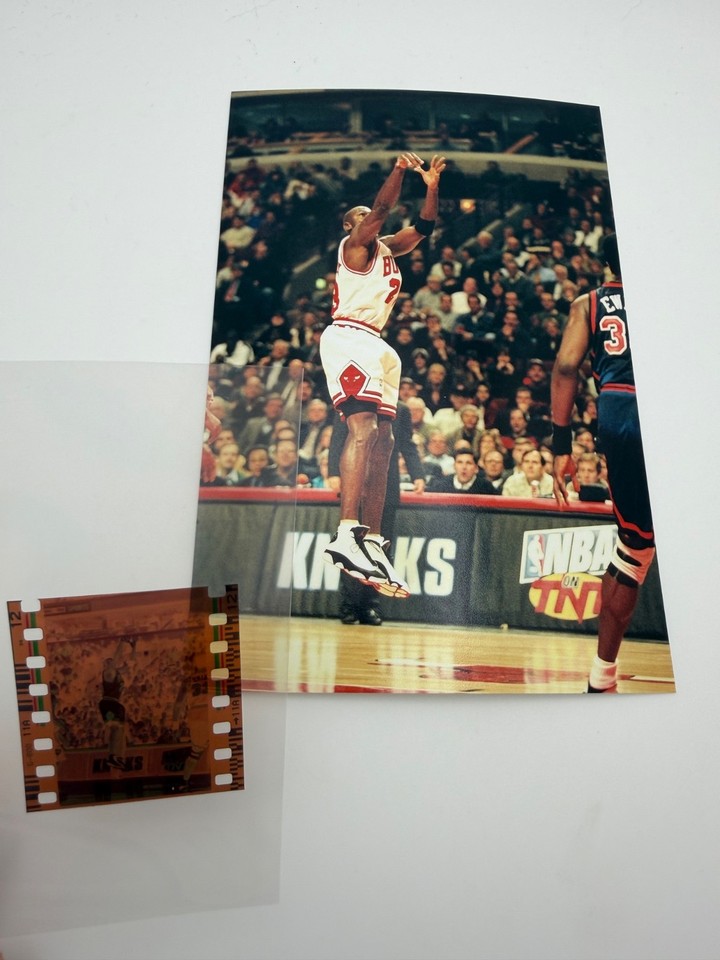 Michael Jordan Type 2 Photo 4x6 "Shooting over Patrick Ewing - No Ball ...