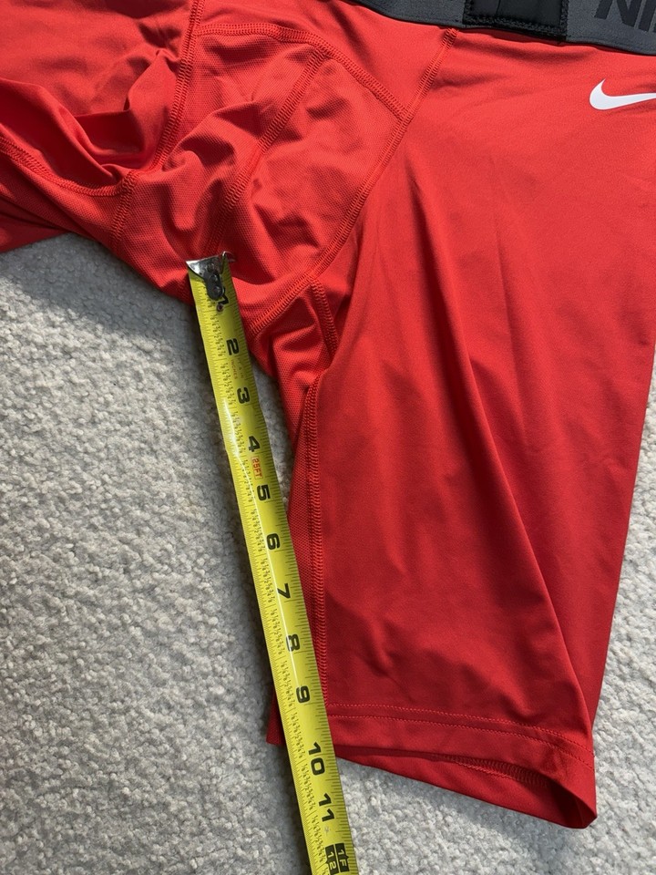 NIKE Pro Combat NBA Red 3/4 COMPRESSION PANTS Player Issued Mens XXL ...