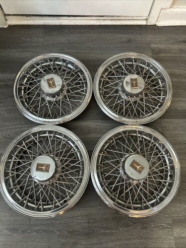 82-88 oldsmobile cutlass 14" wire hubcaps | eBay