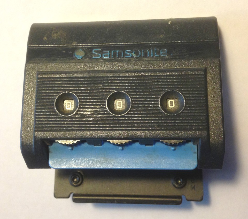 SAMSONITE replacement COMBINATION lock OYSTER epsilon SUITCASE spare ...